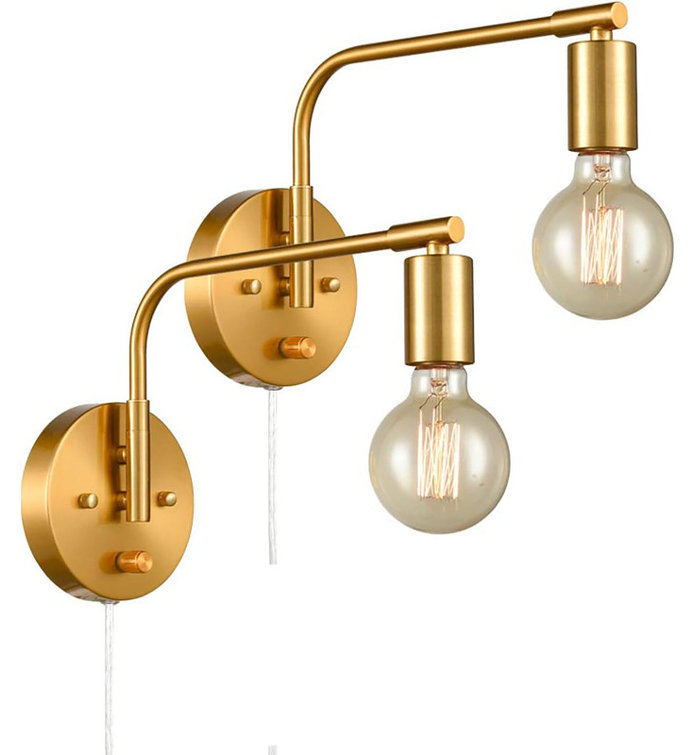 Everly Quinn Chineme Flush Mounted Sconce | Wayfair
