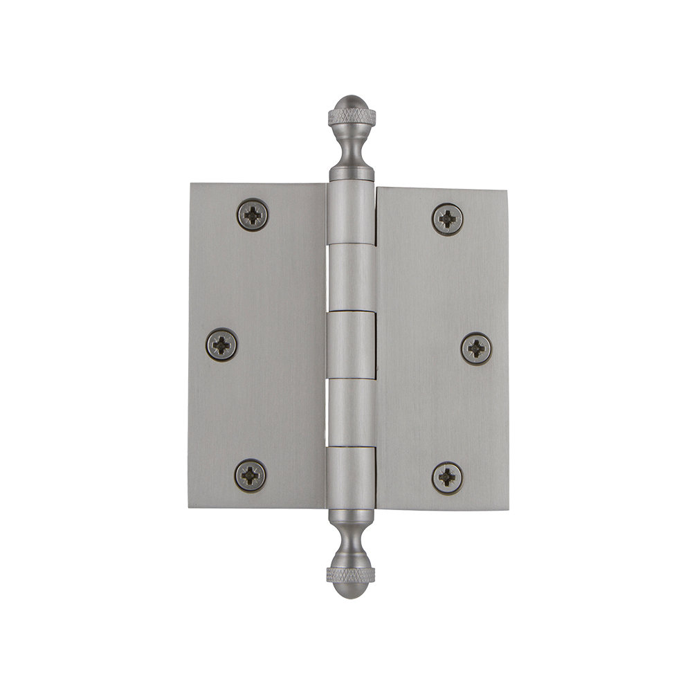 Grandeur 3.5" Acorn Tip Residential Hinge with Square Corners & Reviews ...
