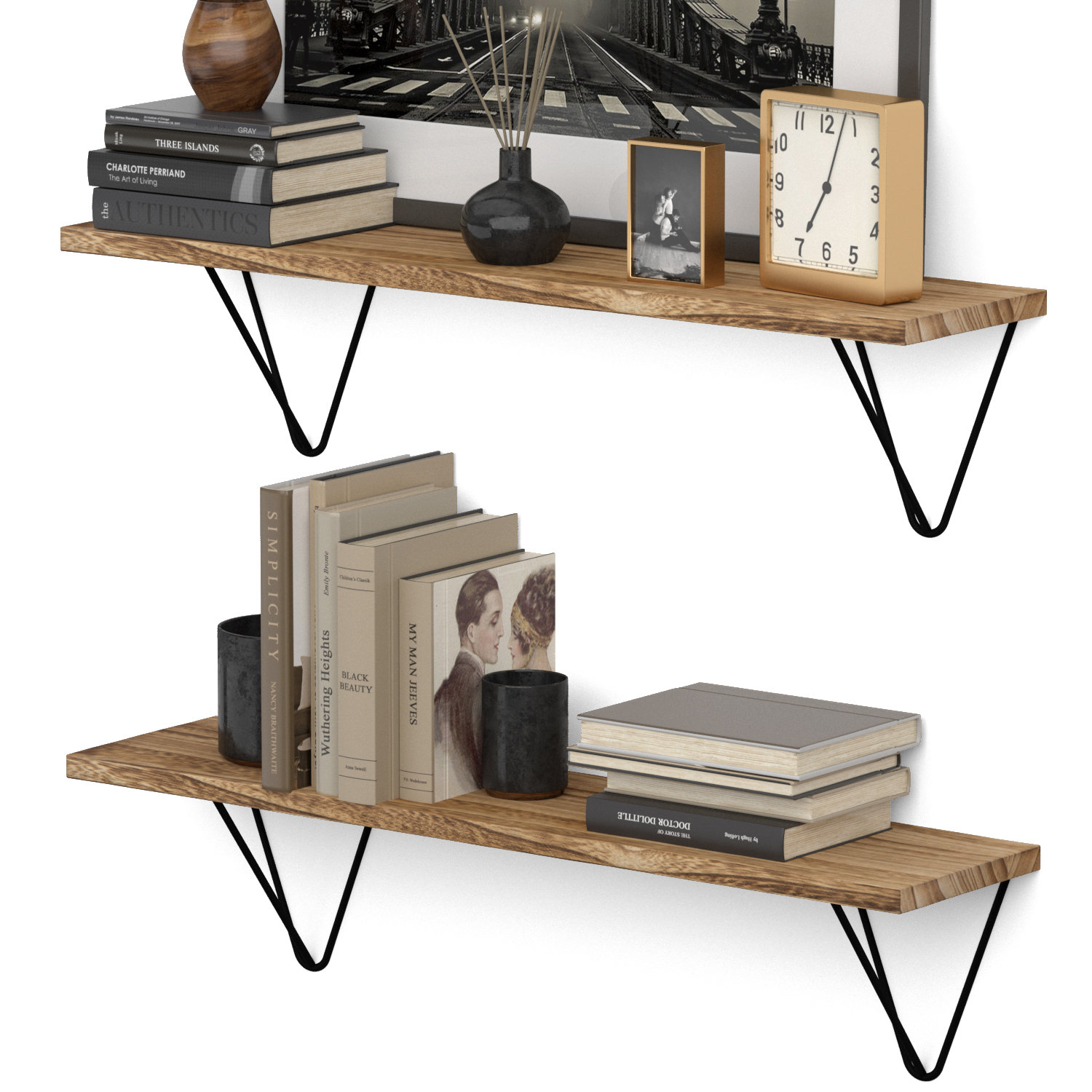 Mercury Row Haycraft Solid Wood Bracket Shelf & Reviews - Wayfair Canada
