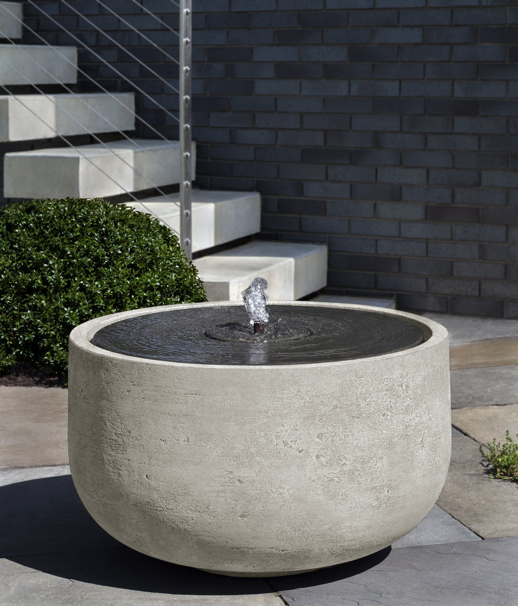 Campania International Echo Concrete Fountain & Reviews | Wayfair