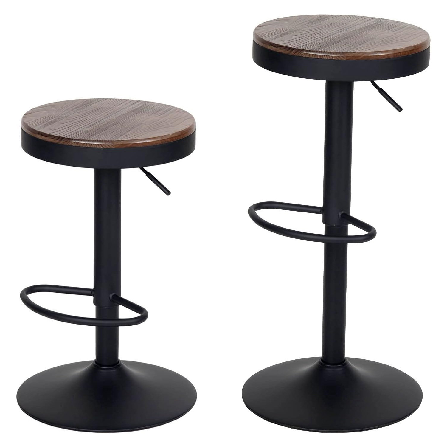 Corrigan Studio® Bar Stools Set of 2 Barstools Counter Height Bar ...