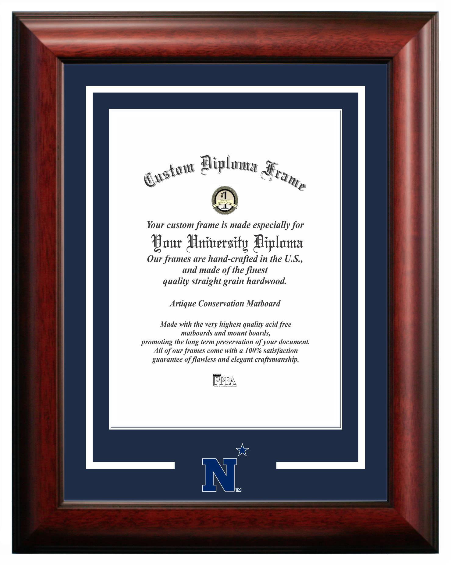 Campus Images NCAA Navy Midshipmen Spirit Diploma Frame | Wayfair