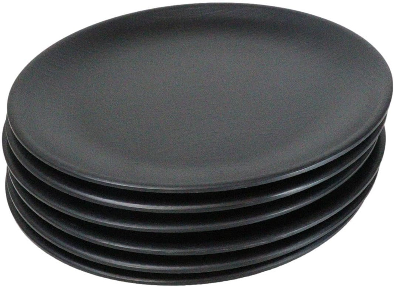 Latitude Run® Pack Of 6 Melamine Round Dinner Plates 10"D Restaurant ...