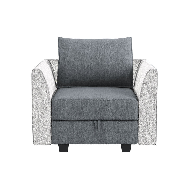 Latitude Run® Modern Middle Seat Module For Modular Sofa Customizable ...