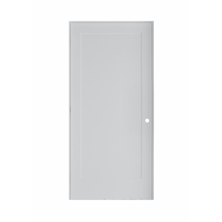 RESO 32'' x 96'' Solid Wood Paneled Prehung Door | Wayfair