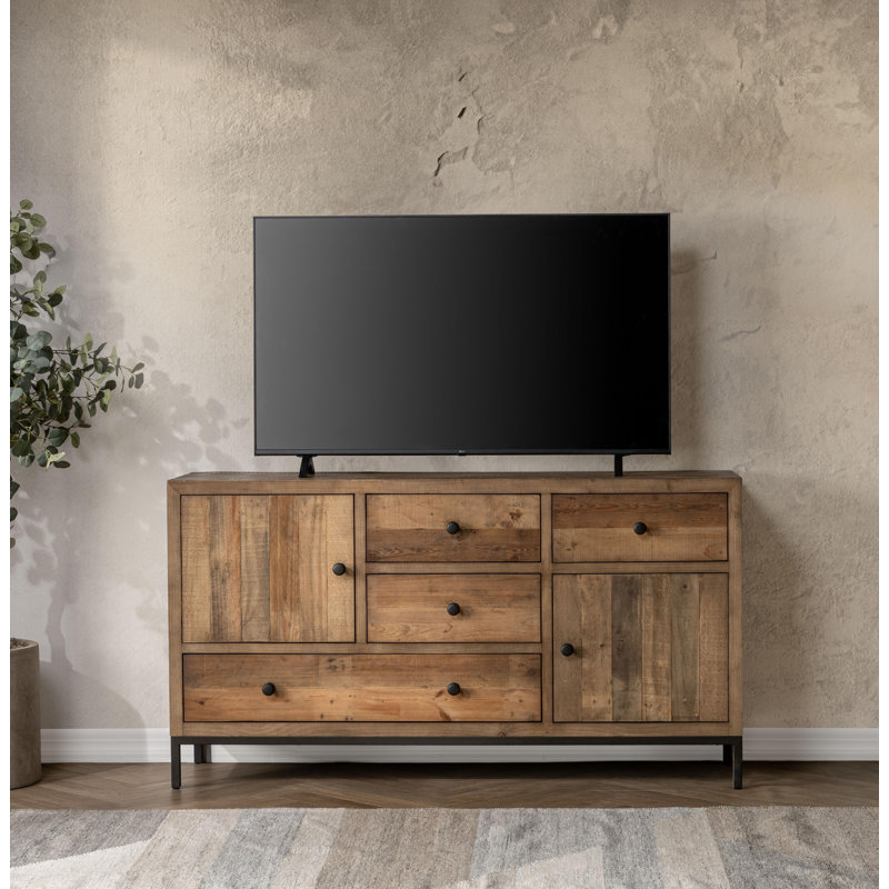 Birch Lane™ Elliott Reclaimed Pine Wood Sideboard Buffet | Wayfair