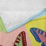 Ambesonne Butterfly Fleece Throw Blanket Pop Art Swallowtail Multicolor ...