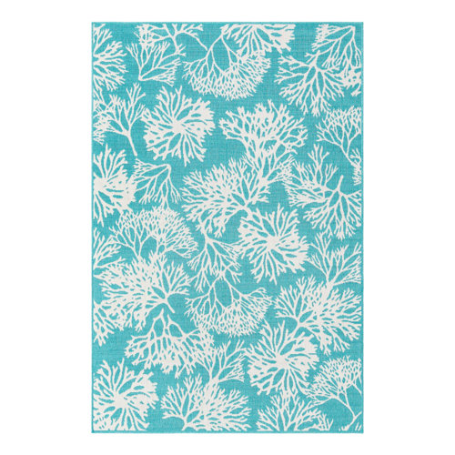 Wayfair | 5' x 8' Teal Outdoor Rugs You'll Love in 2024