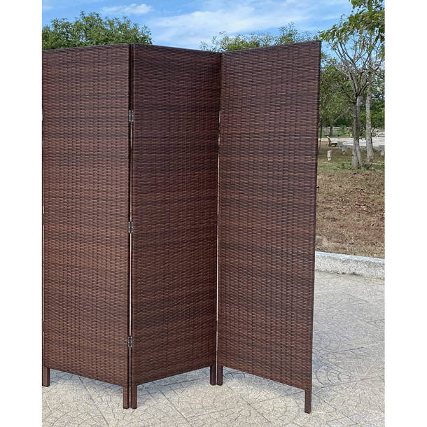 Latitude Run® Ahsaad Resin Patio Privacy Screen Room Divider & Reviews ...