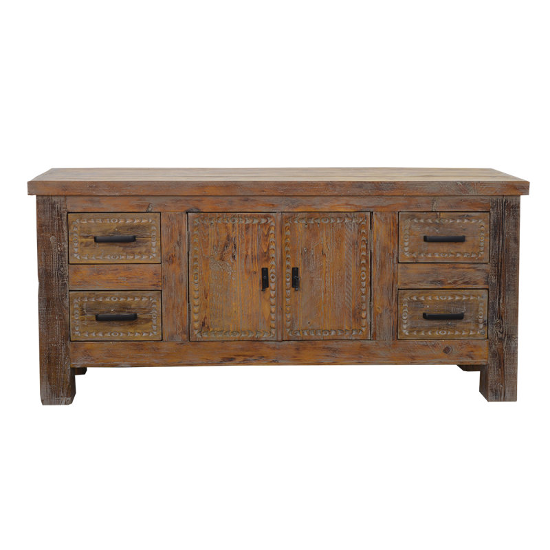 LMT Design Solid Wood Hand Carved Buffet | Wayfair