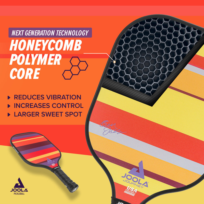 JOOLA Journey Pickleball Paddle, USAPA Approved, Lightweight Paddle ...