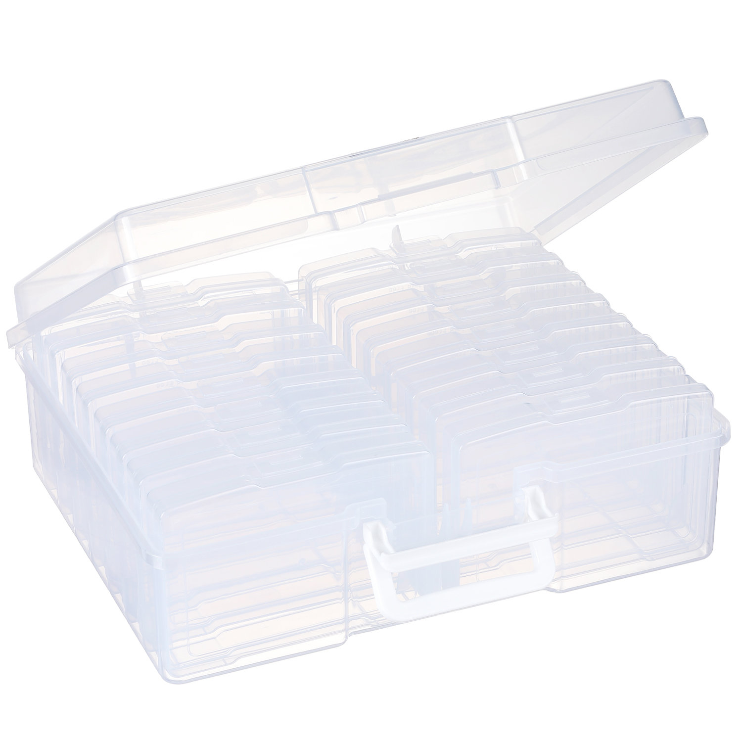 Novelinks Transparent 4" X 6" Photo Cases And Clear Craft Keeper With ...