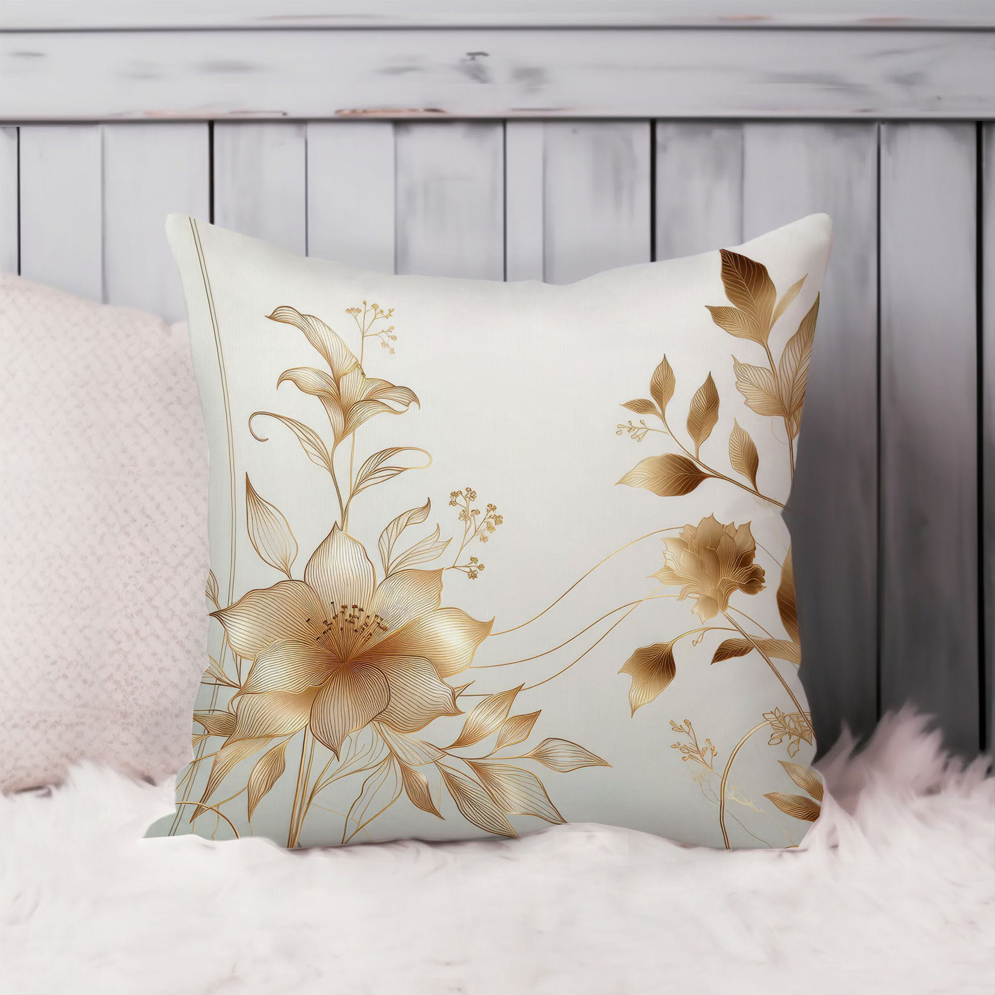 Ethan Taylor Botanical Autumn Floral III Botanicals Pillow Cover | Wayfair