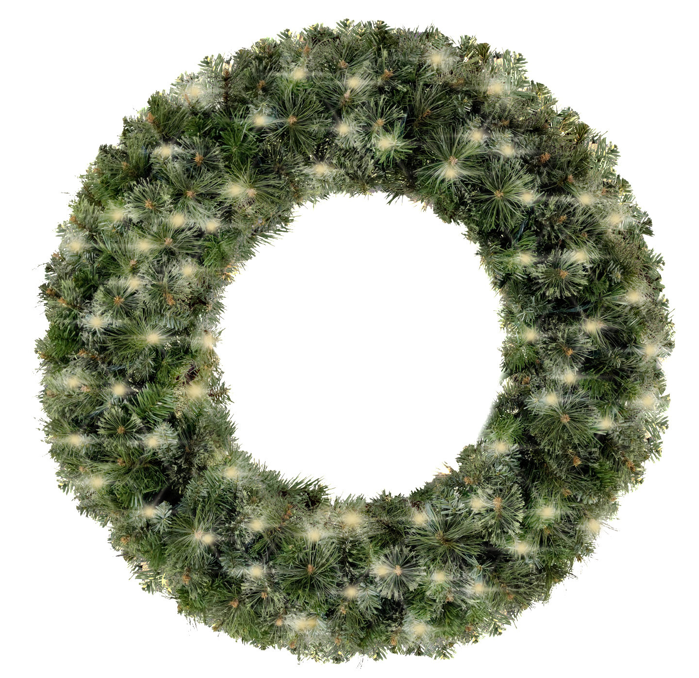 The Holiday Aisle® 36” Lighted Wreath | Wayfair