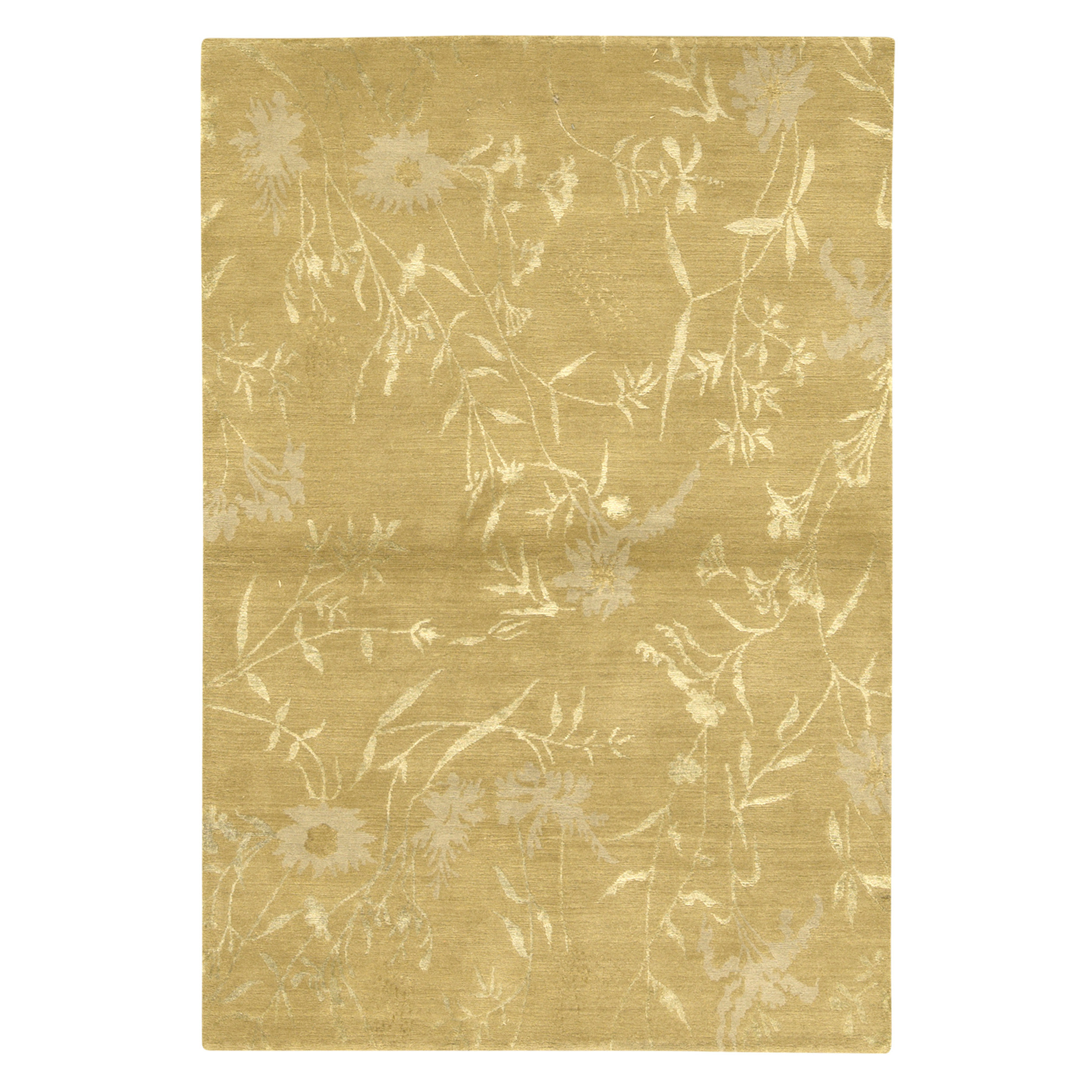 Bokara Rug Co., Inc. High-Quality Hand-Knotted Straw And Sage Area Rug ...