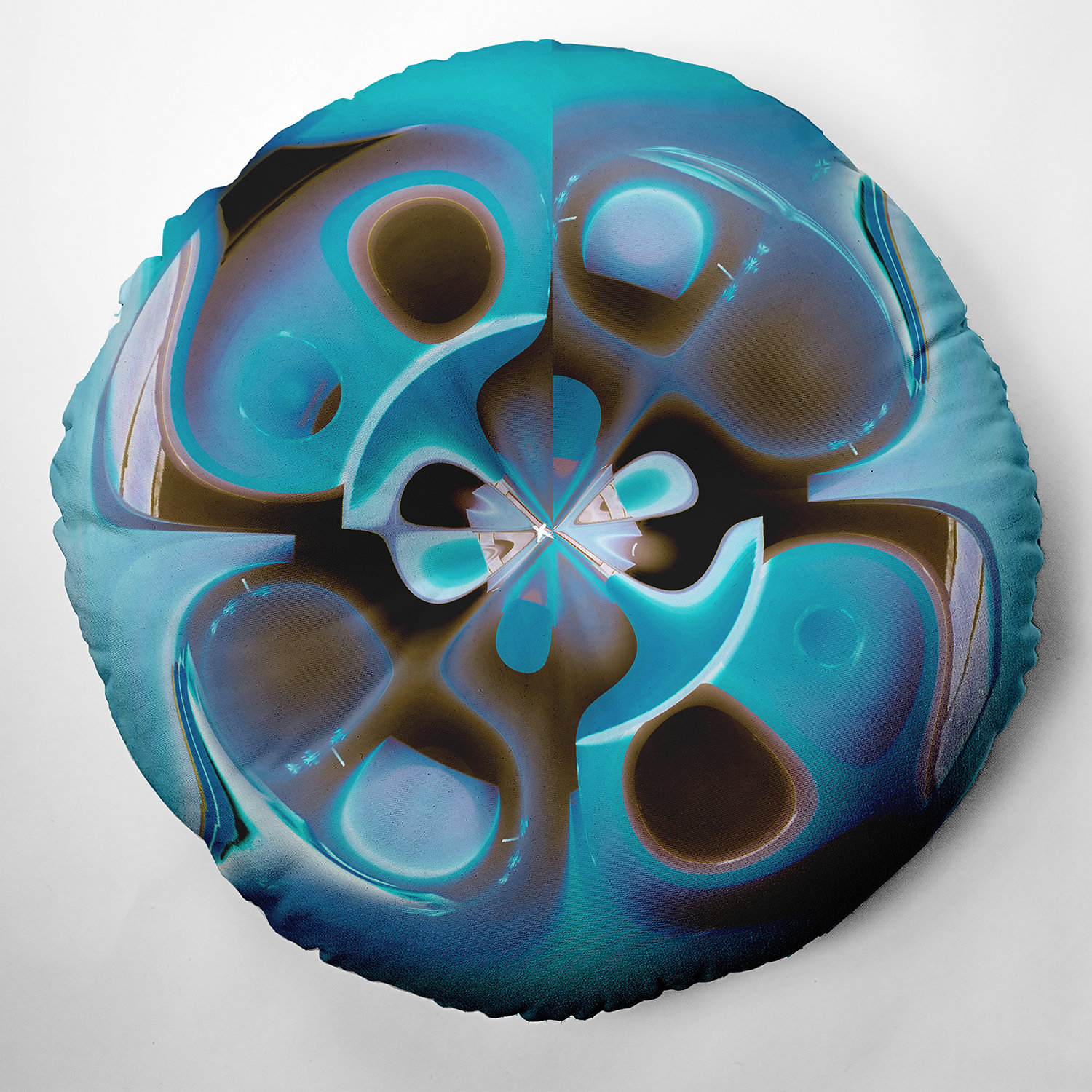 e by design 126_Bohemian & Eclectic Ice Puddle Design Tufted Floor ...