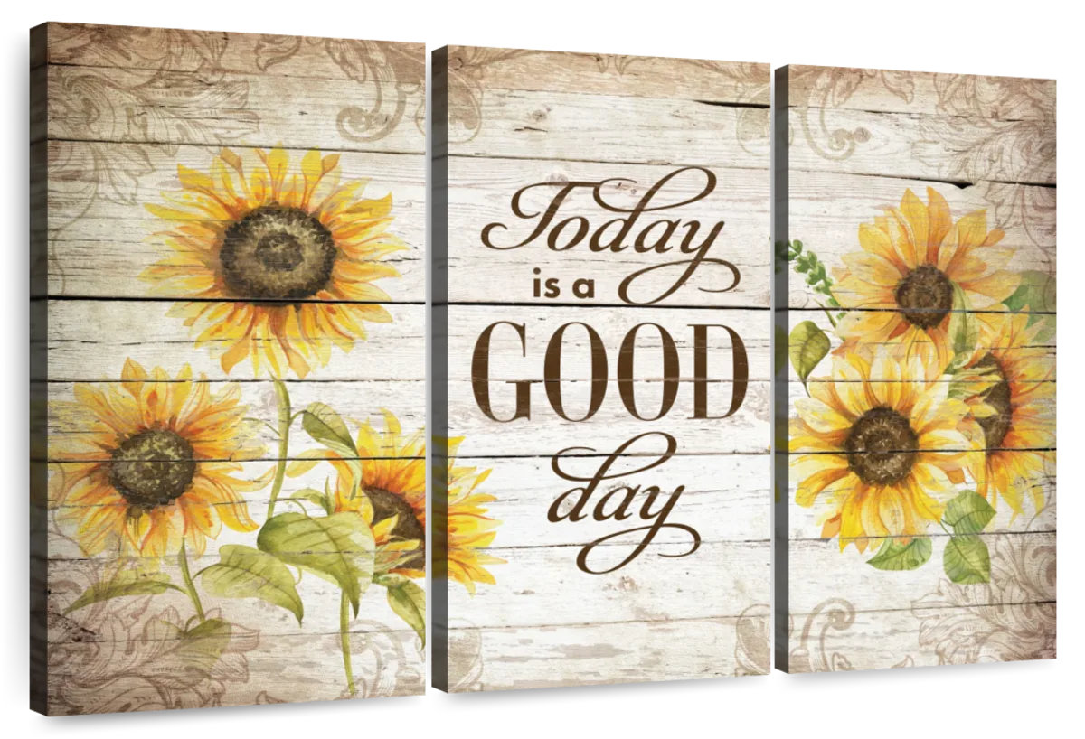 Elephant Stock Today Is A Good Day Sunflower Quote | Wayfair