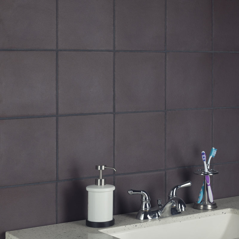 Merola Tile Quarry 8" x 8" Ceramic Klinker Wall and Floor Tile | Wayfair