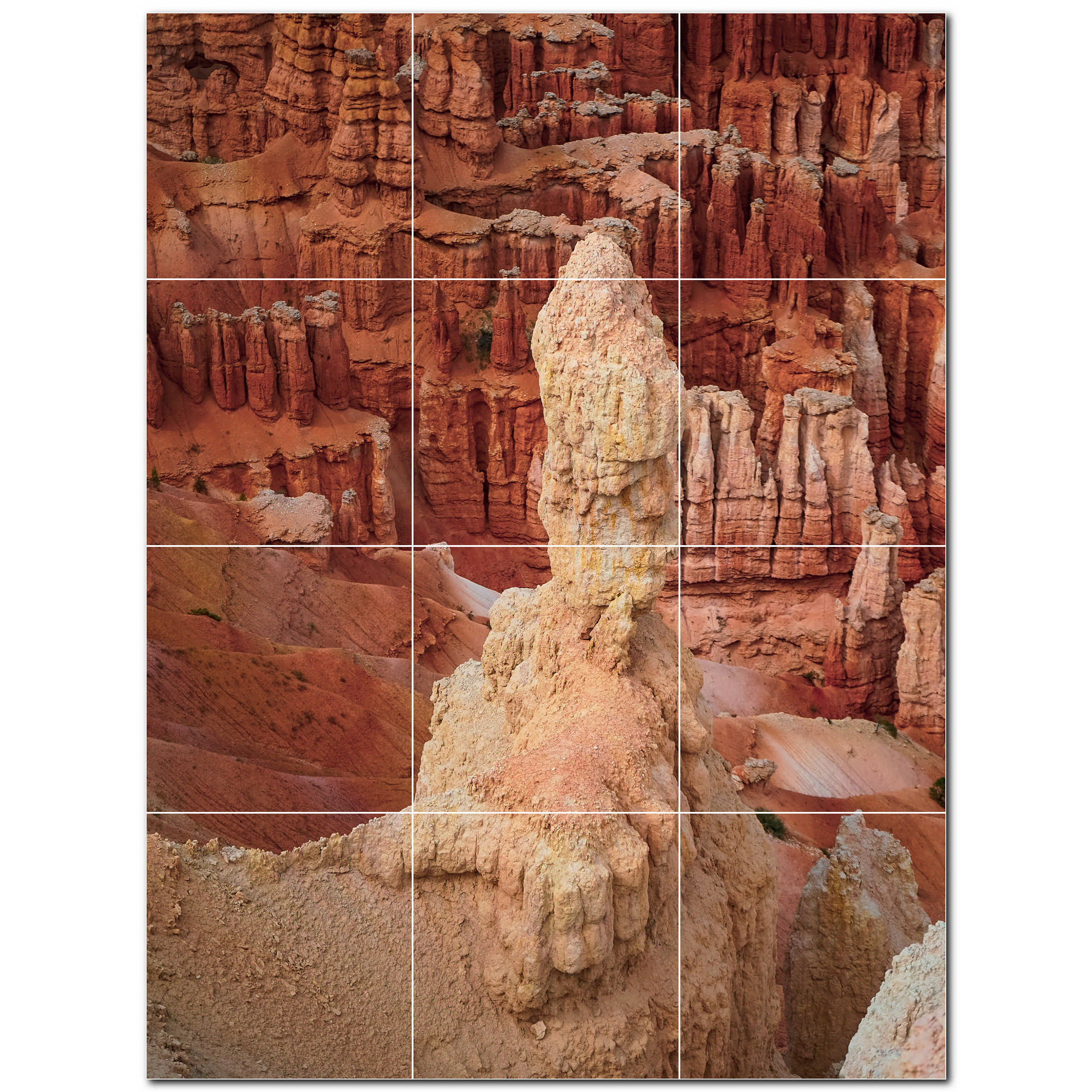 Picture-Tiles.com 36" x 48" Ceramic Canyon Photo Decorative Mural Tile ...