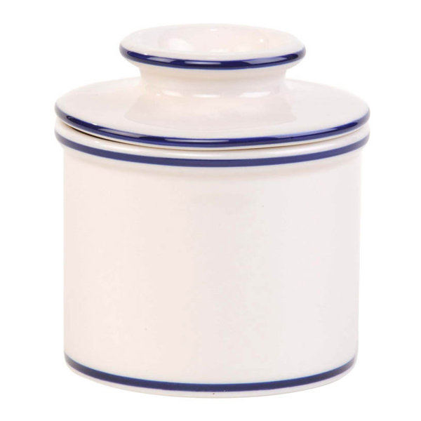 Butter Bell - The Original Butter Bell Crock, Le Bistro, White with ...