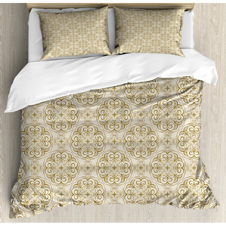 Ambesonne French Country Damask Duvet Cover Set | Wayfair