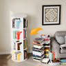 SpaceAid Rotating Bookshelf Tower – 360° Spinning Bookcase Lazy Susan ...