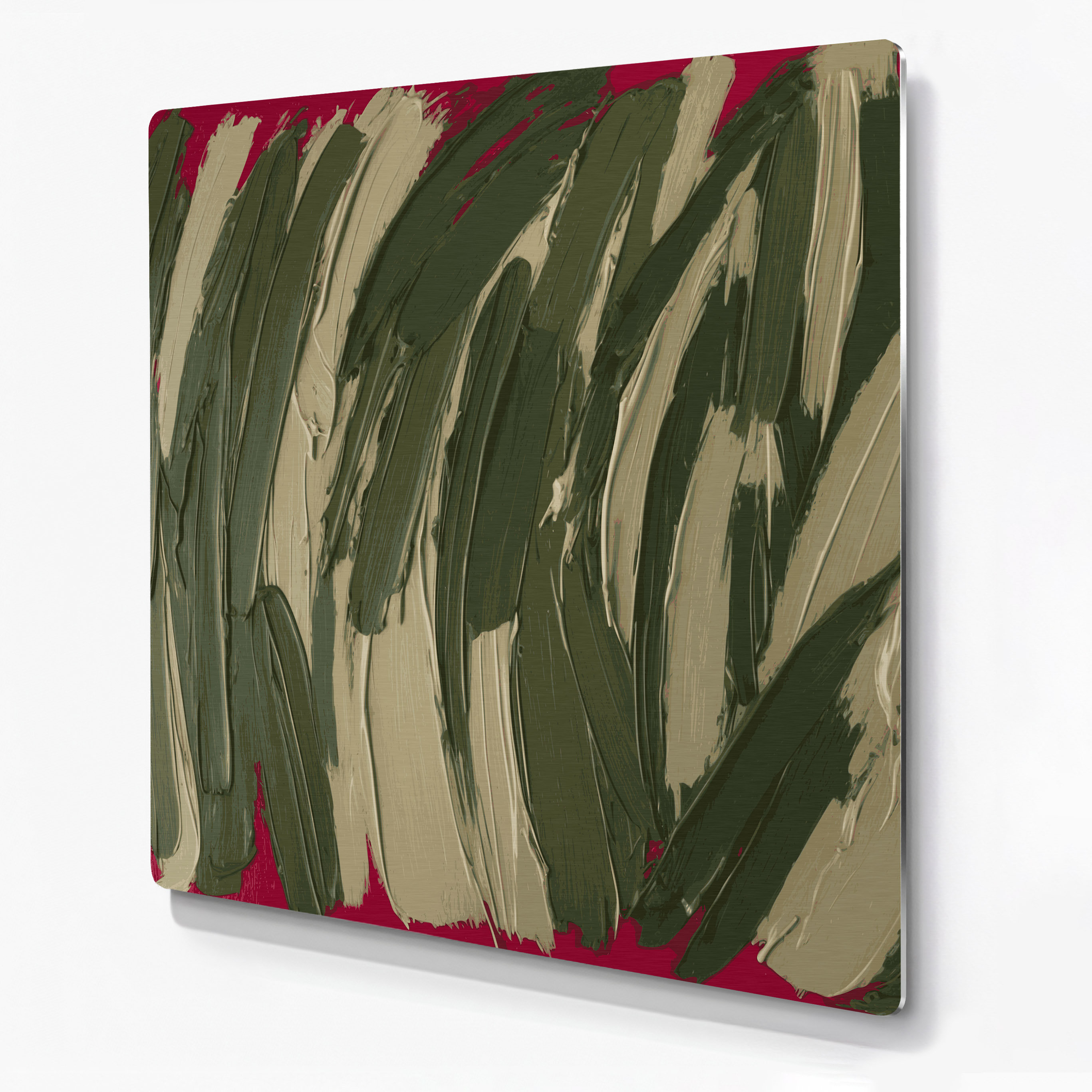 Ivy Bronx Neo Expressionism 73 Brown Metal Wall Art | Wayfair
