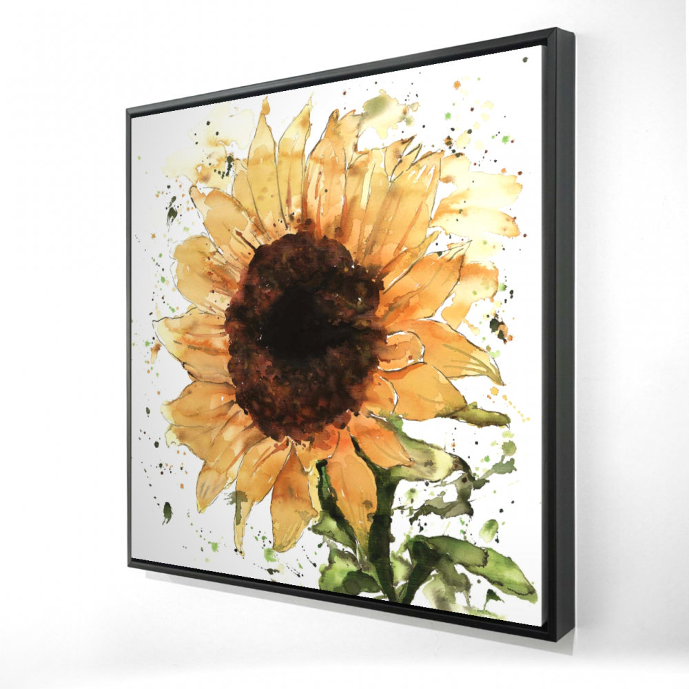 Begin Edition International Inc. " Big Sunflower " on Canvas | Wayfair