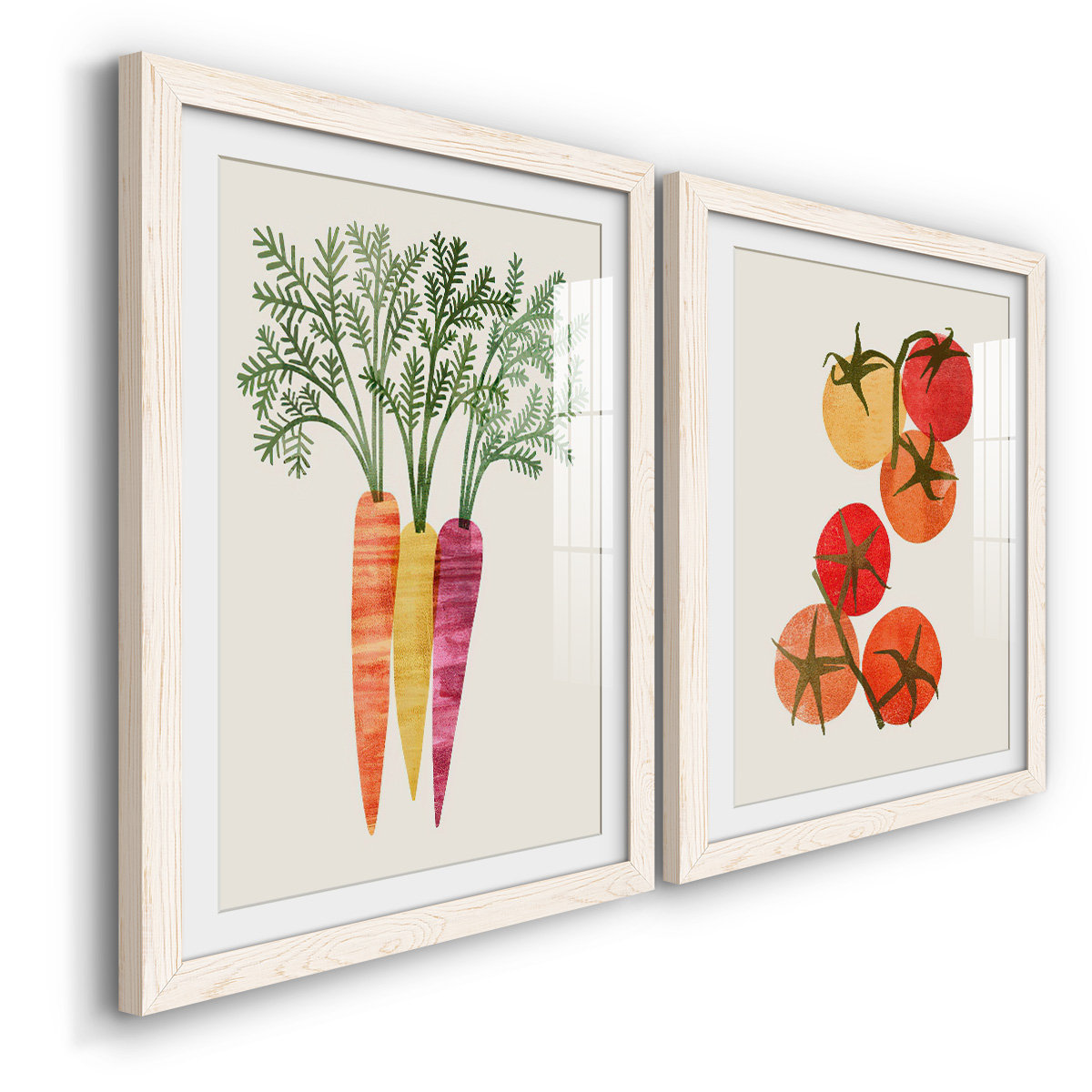 Gracie Oaks Organic Veg III-Premium Framed Print - Ready To Hang | Wayfair