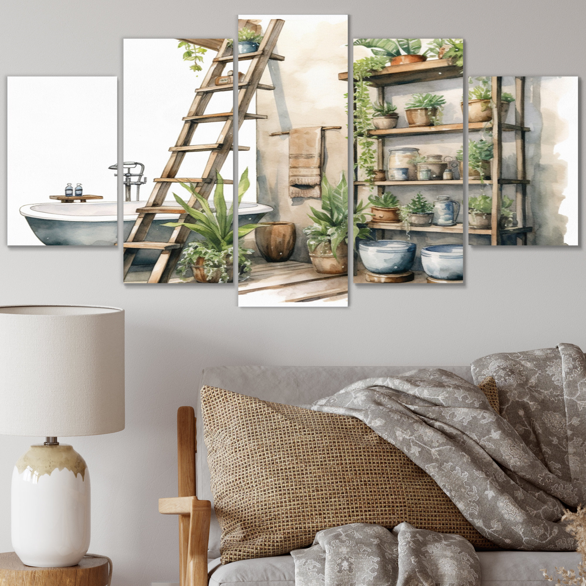 August Grove Natural Bathroom Decor XXVIII - Bathroom Metal Wall Art ...