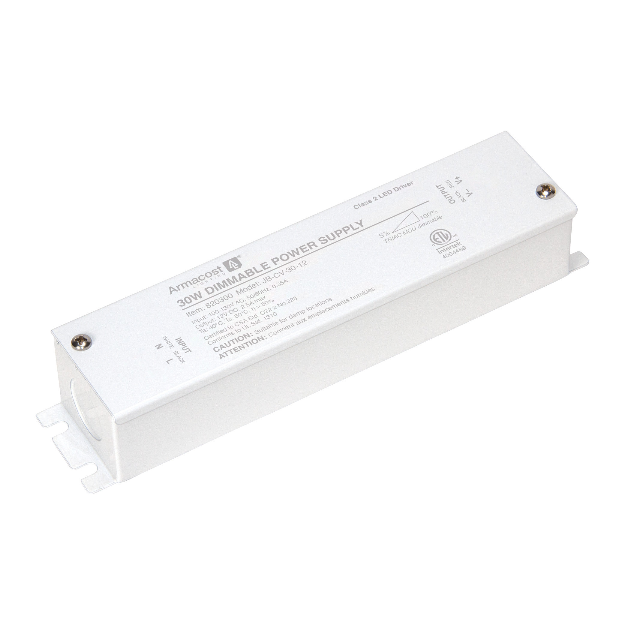 Armacost Lighting 30W Dimmable LED Driver with Enclosure 12V DC TRIAC ...