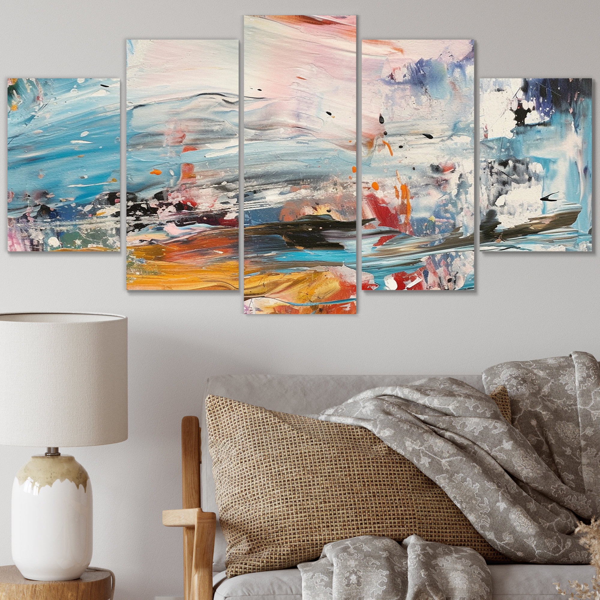 Wrought Studio™ Beautiful Life Summer Joy Abstract Expression I ...