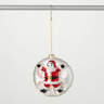 The Holiday Aisle® 5" Christmas Santa Snow Angel Ornament, Red-White ...