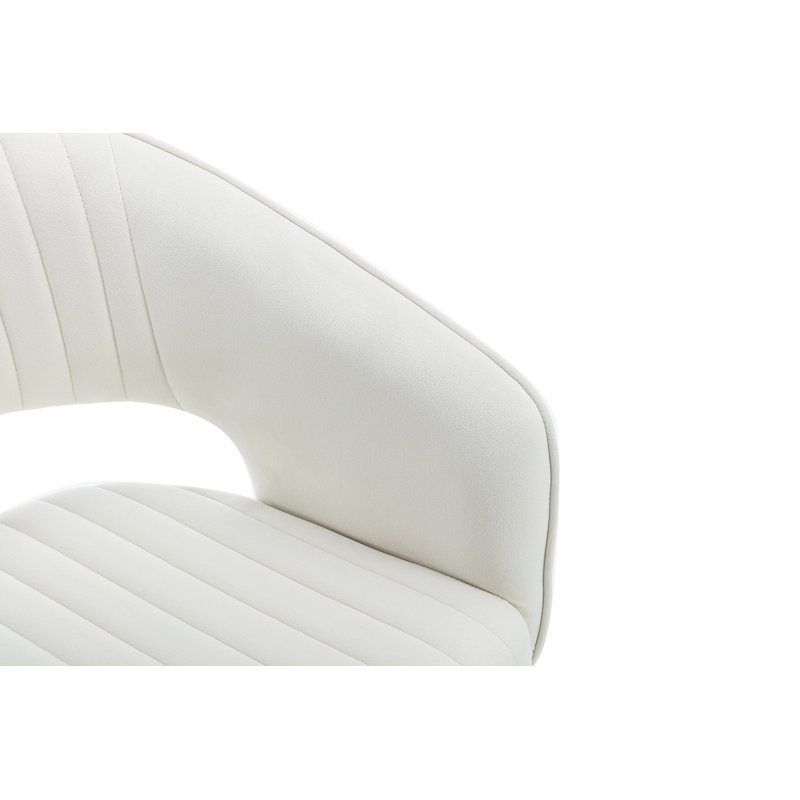 Everly Quinn Velvet Solid Back Arm Chair & Reviews | Wayfair