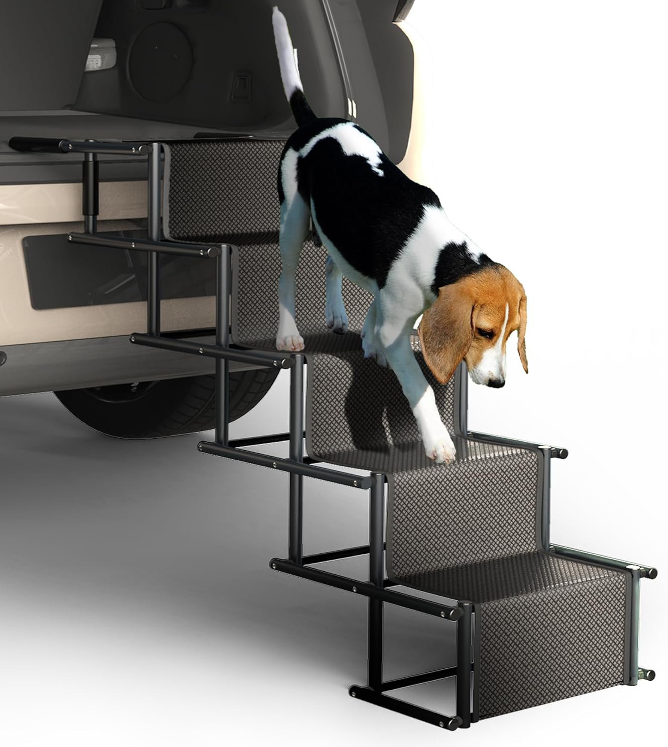 Archie & Oscar™ Dog Car Ramp, Portable Dog Steps Ladder, Foldable Dog ...