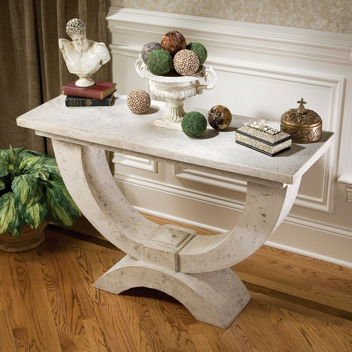 Design Toscano Moderno Arch of Stone Console Table & Reviews | Wayfair