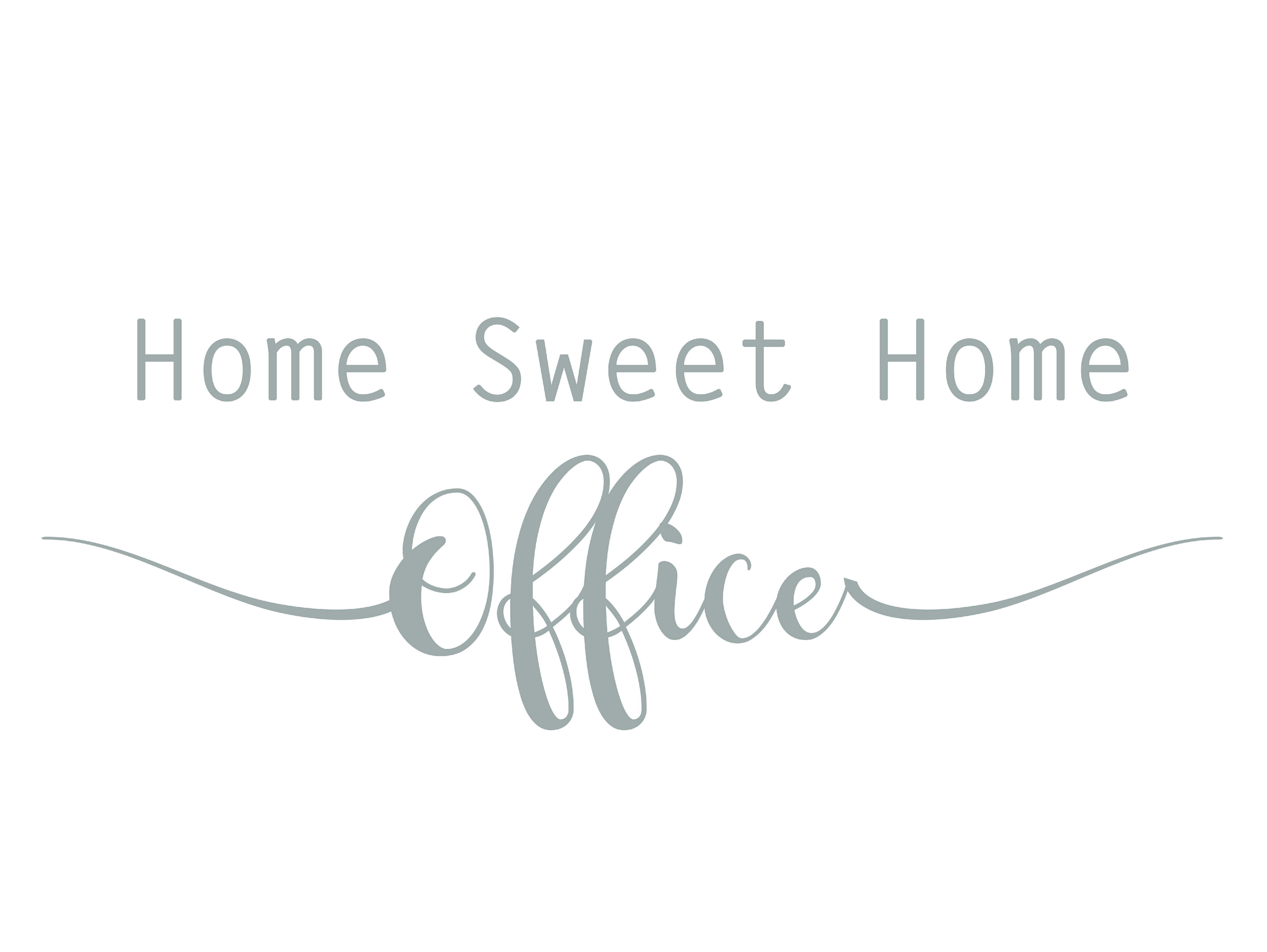 Trinx Home Sweet Home Office - Wrapped Canvas Textual Art | Wayfair