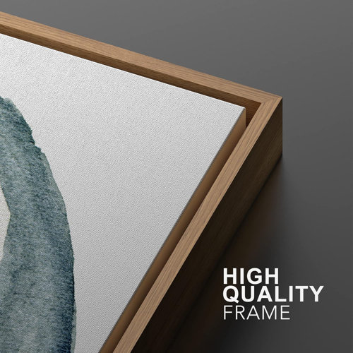 IDEA4WALL Geometric Pastel Watercolor Ring Abstract Shapes Digital Art ...