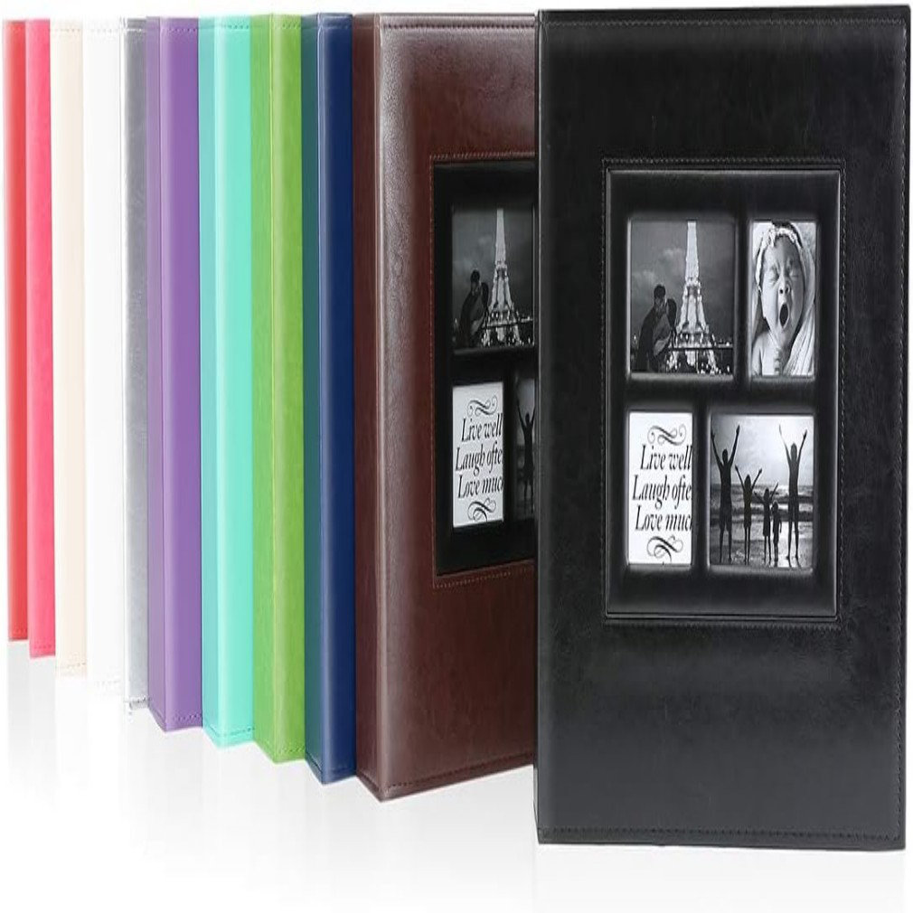 Latitude Run® Photo Album 4X6 500 Pockets Photo, Extra Large Capacity ...