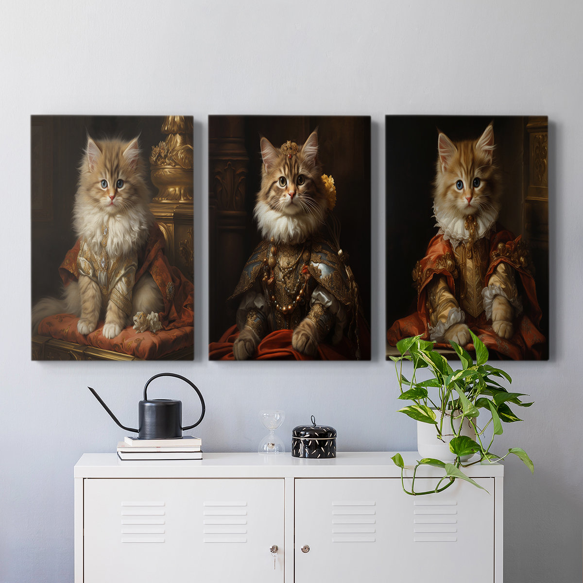 Wexford Home Royal Animals Series LII -Premium Gallery Wrapped Canvas ...
