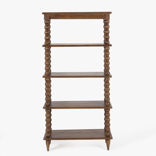 Isabel Spindle Solid Wood Tall Bookcase | Birch Lane