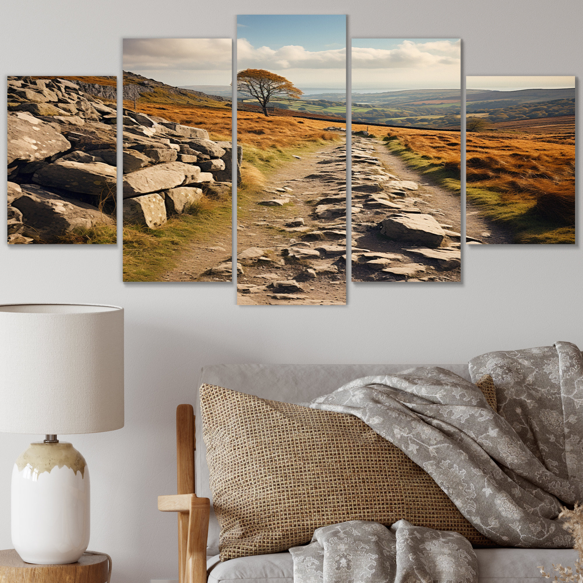 Red Barrel Studio Ireland Wandering Paths - Ireland Wall Art Living ...