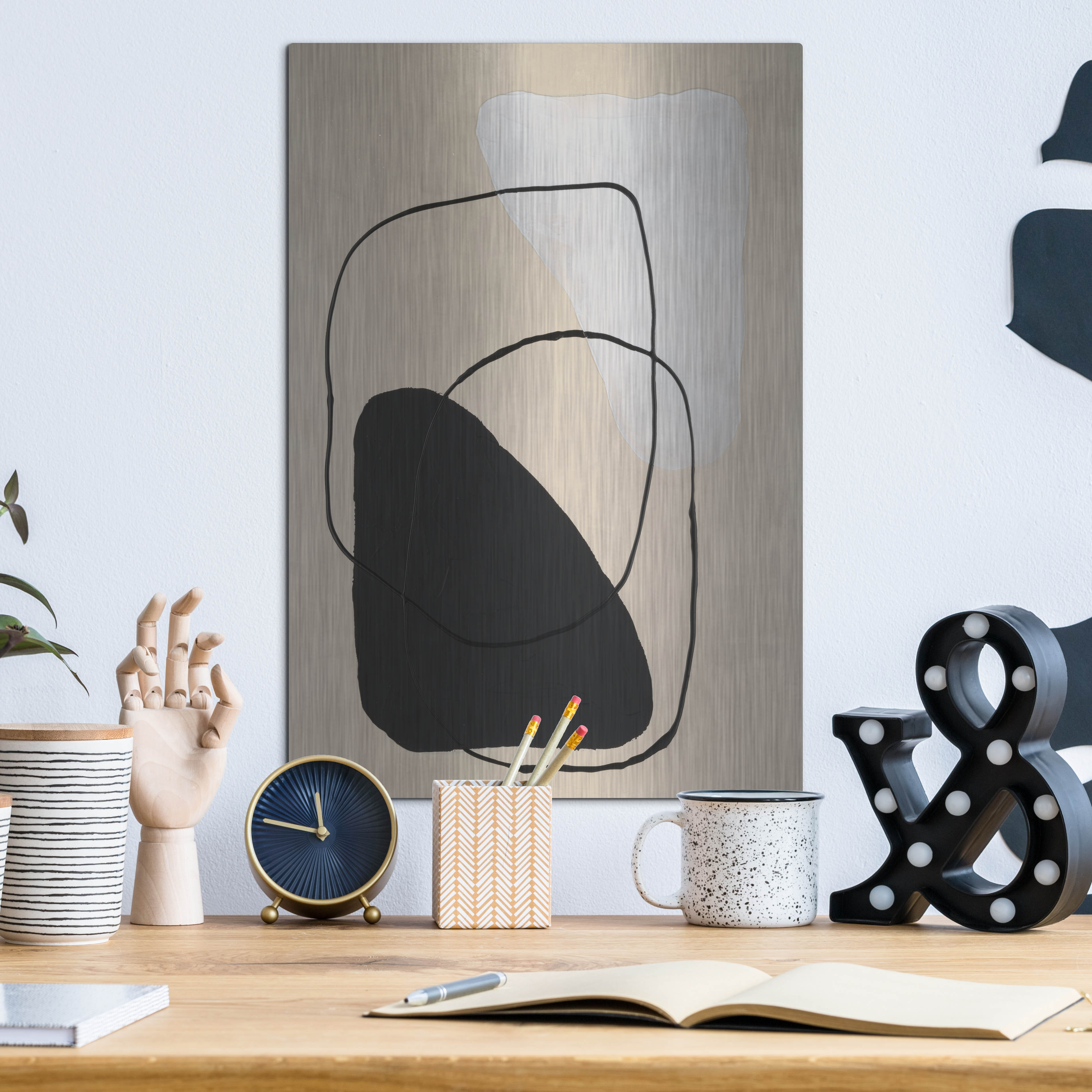 Ivy Bronx 'Avant Mod II' by Vanna Lam Metal Wall Art | Wayfair