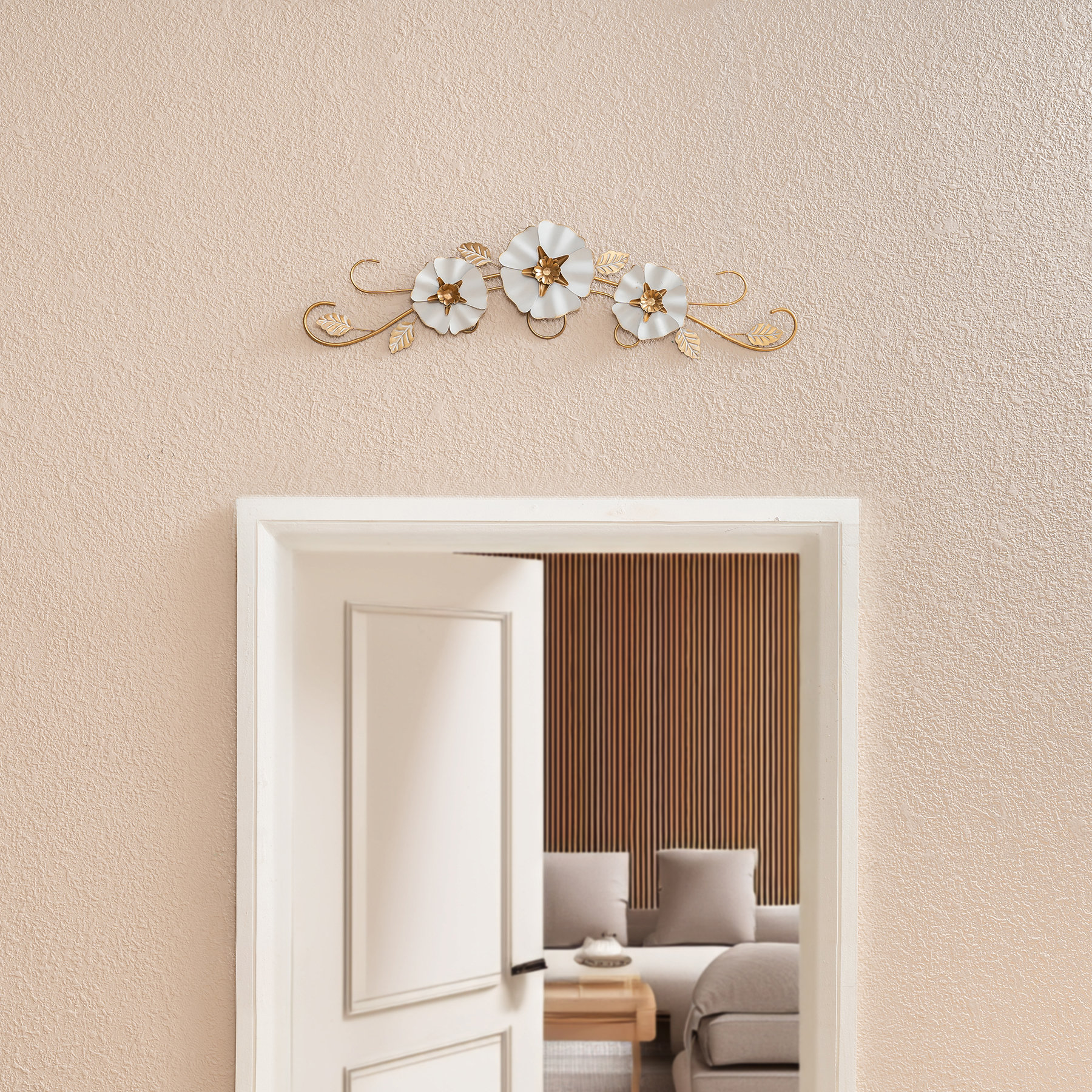 Winston Porter Peyron White Metal Wall Art - Wayfair Canada