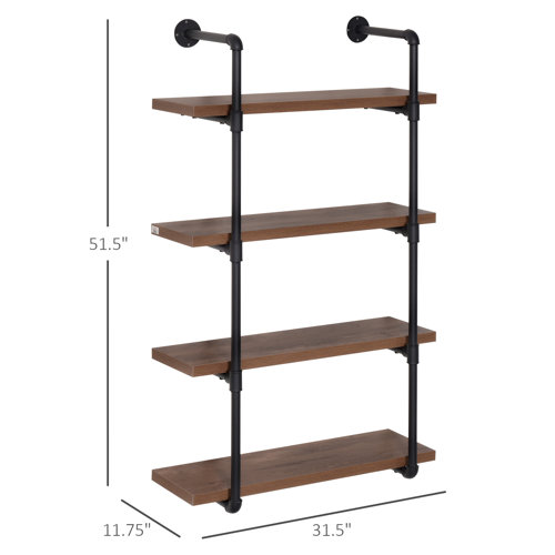 HomCom 4 Piece Tiered Shelf | Wayfair