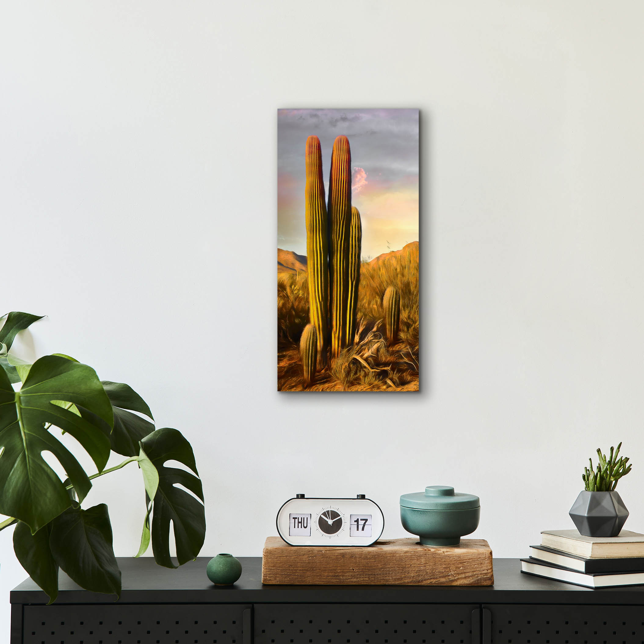 Epic Art 'Grandmother Saguaro' By Pamela Plummer, " Grandmother Saguaro ...