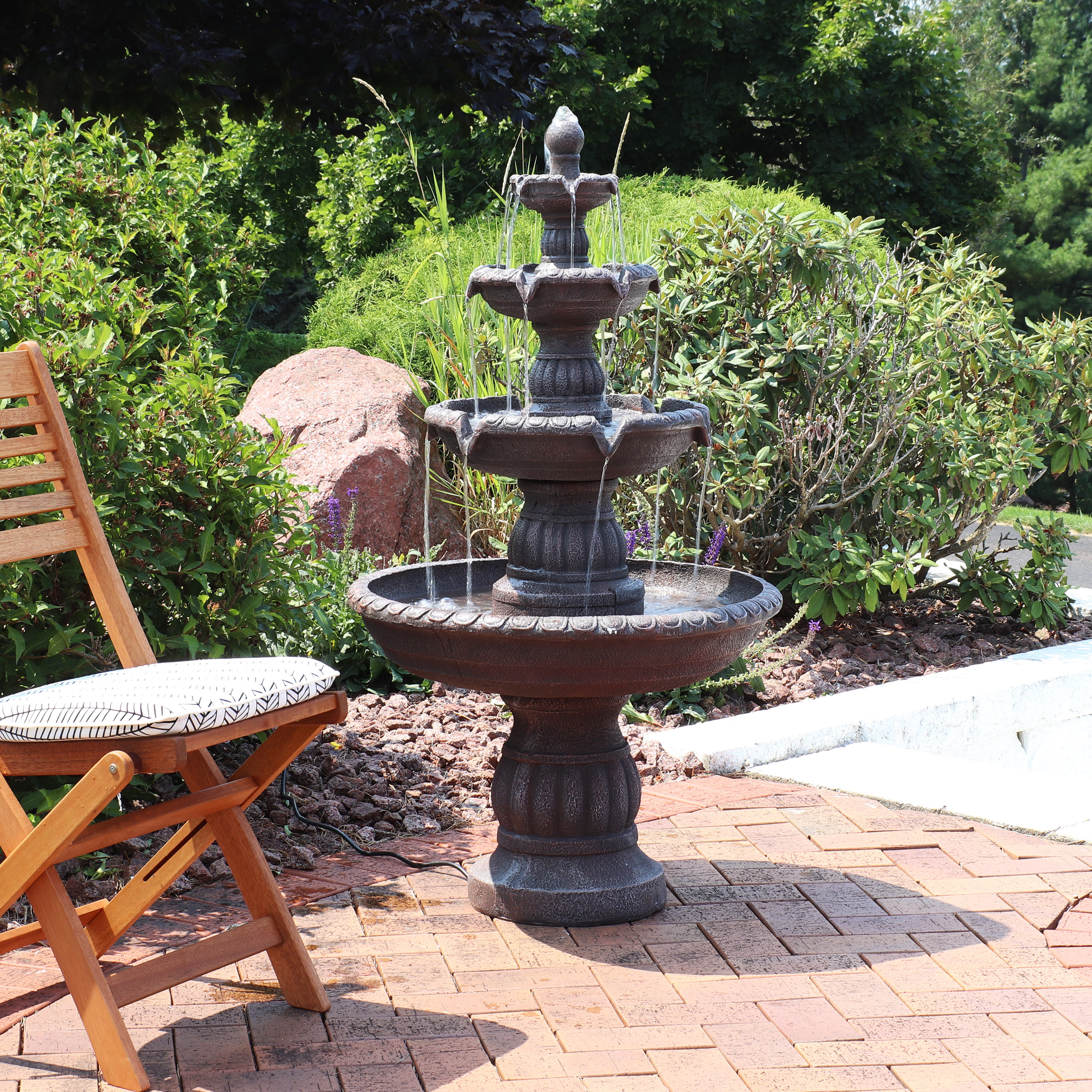 Kelly Clarkson Home Andrina Fiberglass Outdoor Water Fountain & Reviews ...
