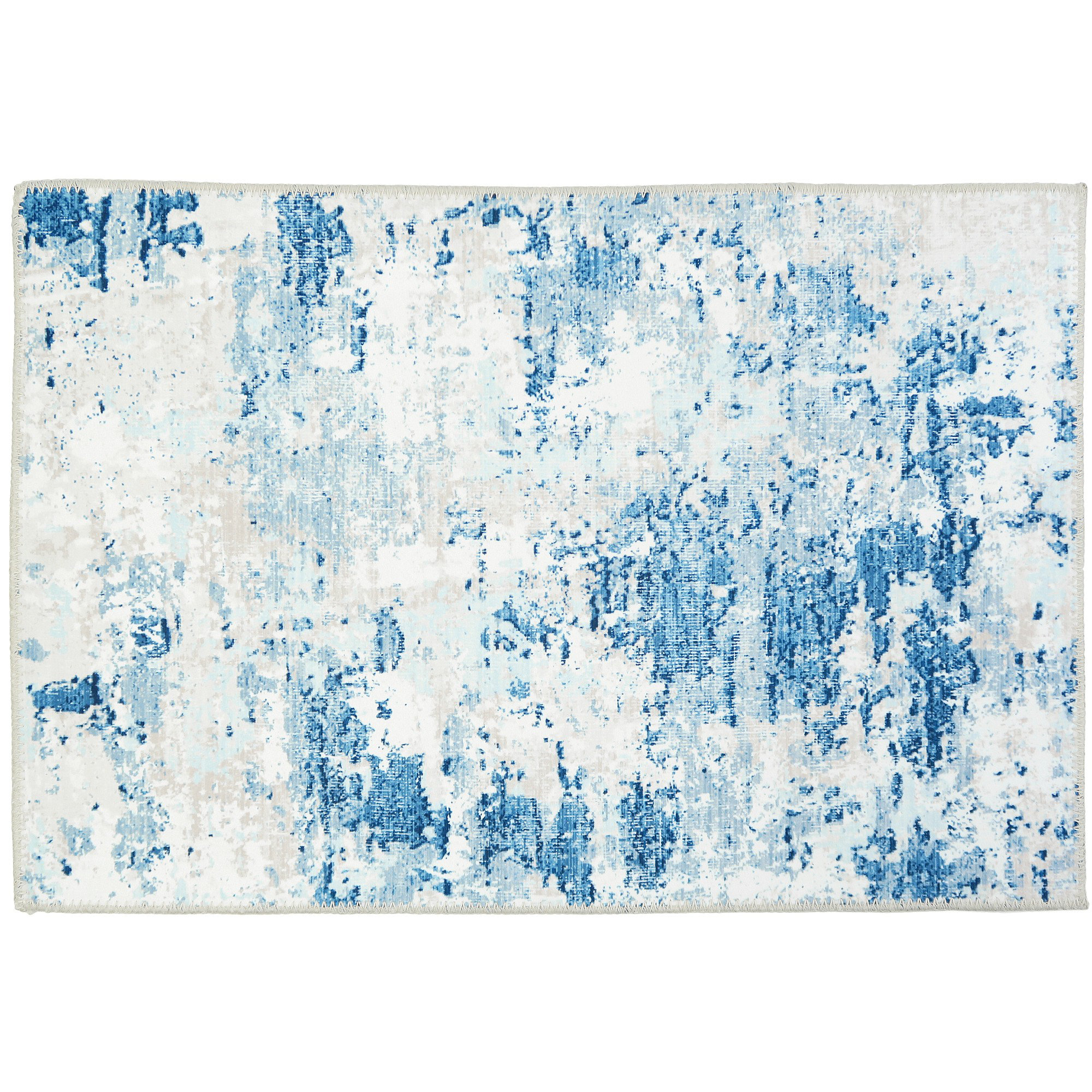 17 Stories Blue Ice 17 Stories Accent Rug Abstract Rug 20"X30" | Wayfair