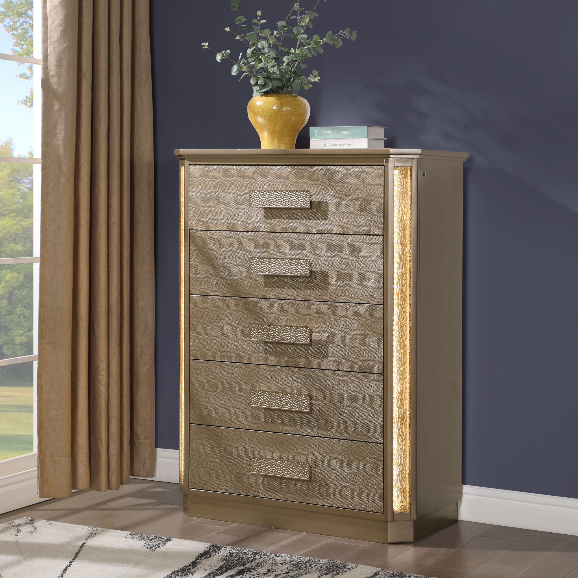 Bloomsbury Market Chest Made With Wood In Gold - Wayfair Canada