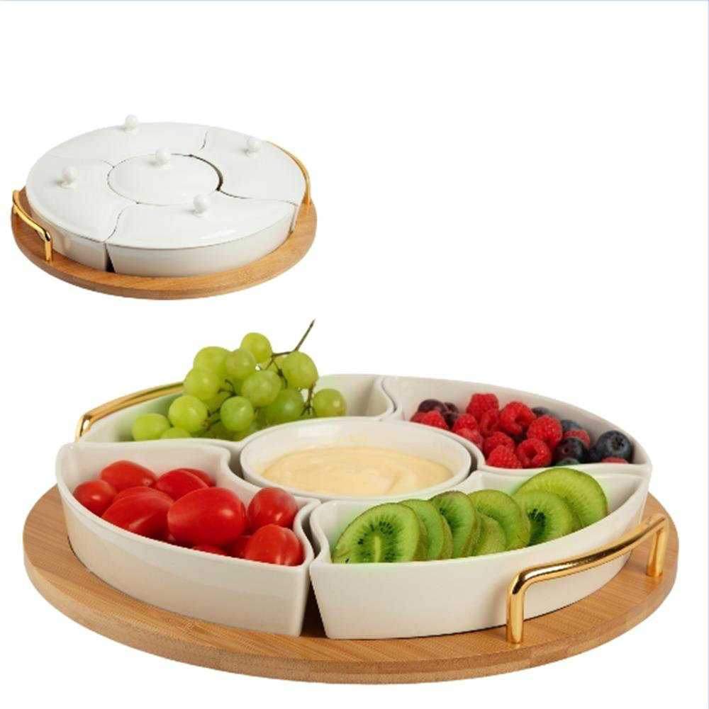MASMIO Chip and Dip Serving Set, 13.5" Serving Platters and Trays | Wayfair